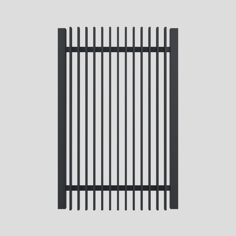 Blade Gate Panel 1.089m Wide - Black – Future Fence